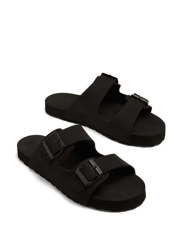 Manebí Logo-debossed Double-buckle Sandals