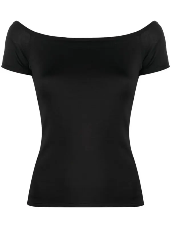 Ralph Lauren Boat Neck Silk Blend Shirt