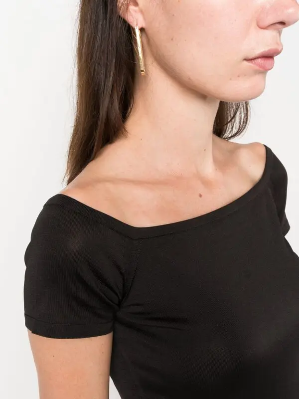 Ralph Lauren Boat Neck Silk Blend Shirt