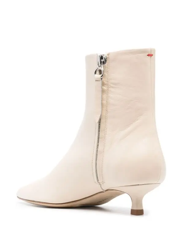 AeydĒ Side-zip Leather Ankle Boots