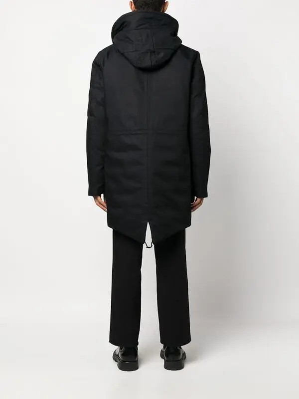 Peuterey Hooded Feather Down Parka - Blue