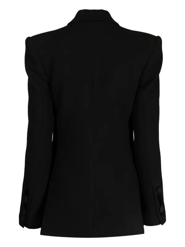 Alex Perry Peak-lapel Padded-shoulder Blazer