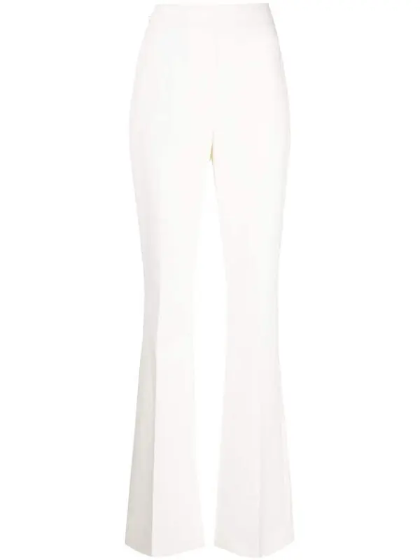 Akris High-waisted Flared Trousers