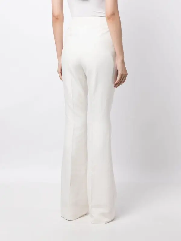 Akris High-waisted Flared Trousers
