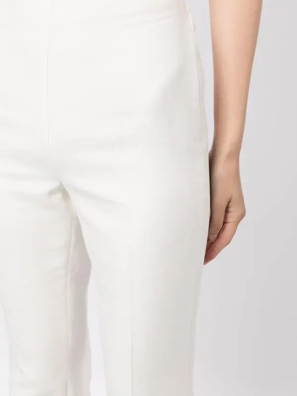 Akris High-waisted Flared Trousers