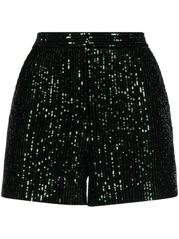 Elie Saab High-waist Sequinned Shorts