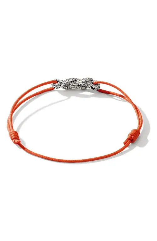 John Hardy Love Knot Sterling Cord Bracelet