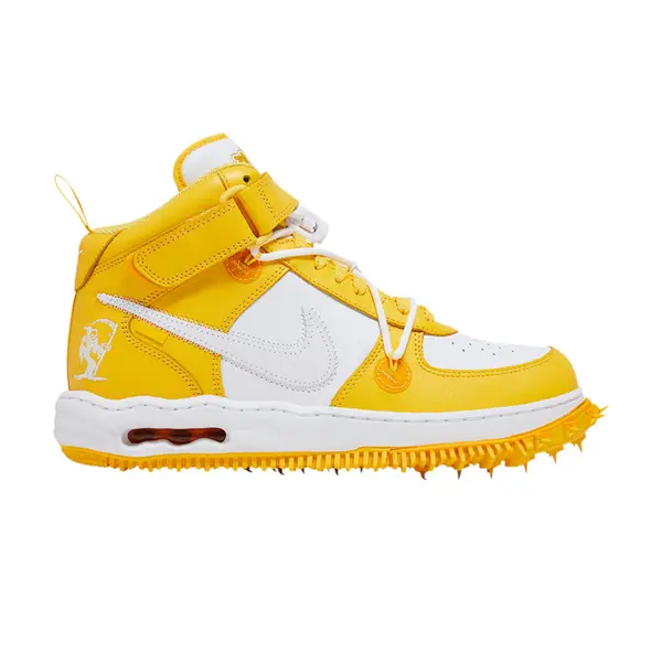 Nike Off-white X Force 1 Mid Sp Leather - Yellow