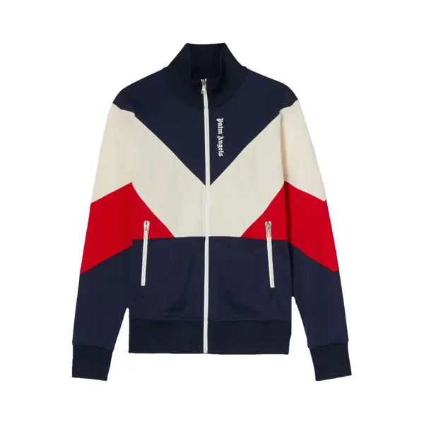 Palm Angels V Colorblock Track Jacket 'navy /white