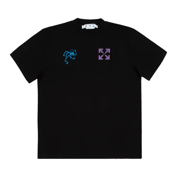 Off-White 90s Liquid Over Short-sleeve Tee /blue