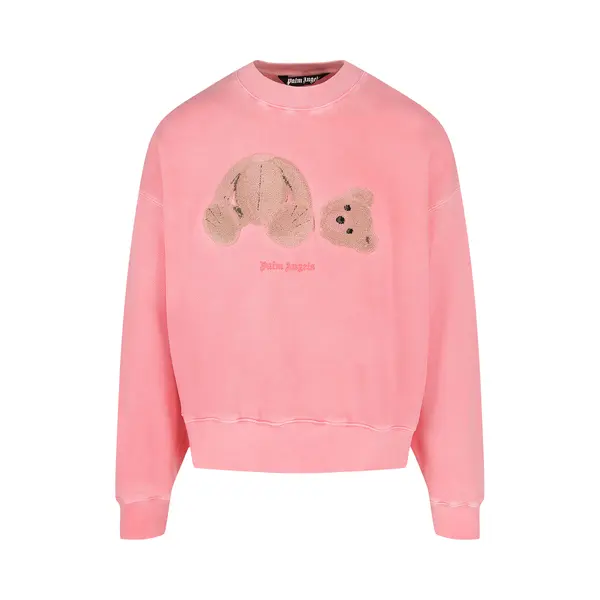 Palm Angels Teddy Bear Embroidered Sweatshirt
