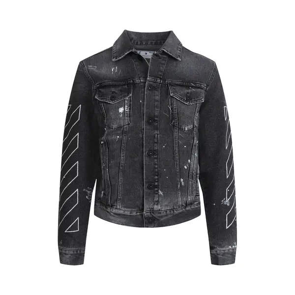 Off-White Diag Outline Slim Jacket - Grey