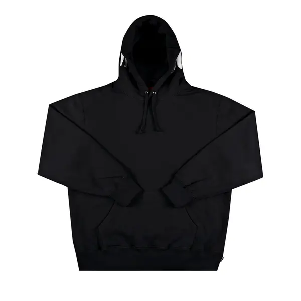 Supreme Rib Hooded Sweatshirt - Black | Editorialist