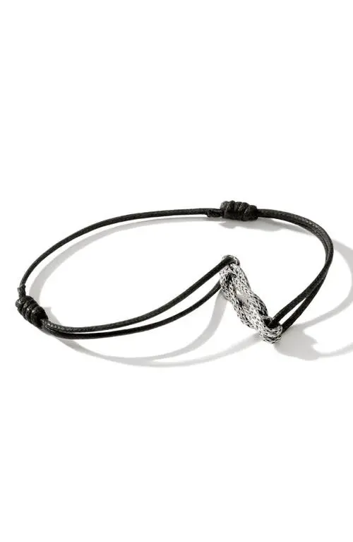 John Hardy Love Knot Sterling Cord Bracelet
