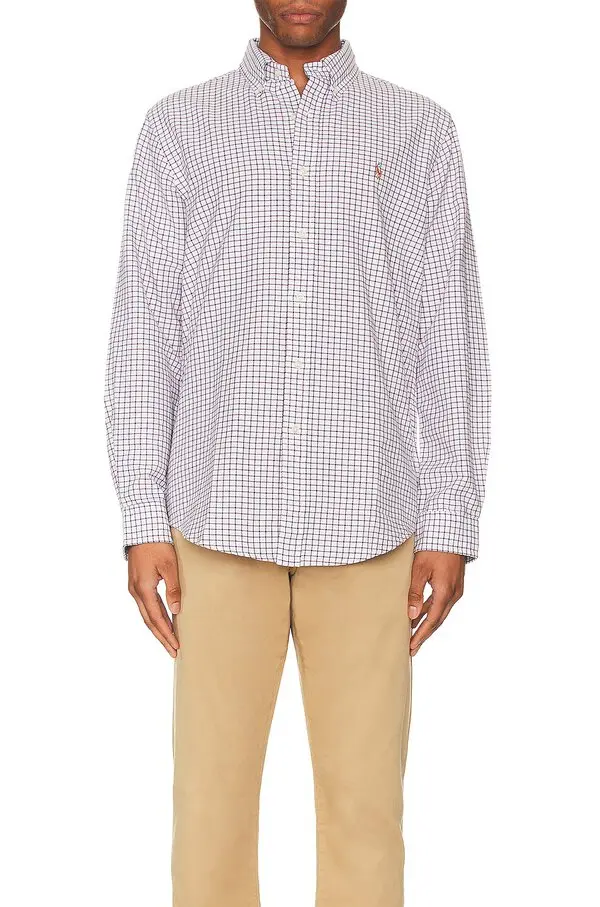Polo Ralph Lauren Long Sleeve Shirt In White