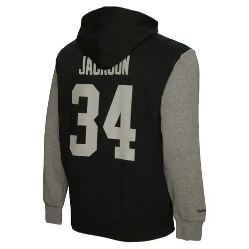Mitchell & Ness Bo Jackson Las Vegas Raiders Retired Player Name & Number Pullover Hoodie