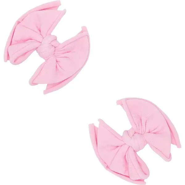 BABY BLING 2-pack Bow Clips - Pink