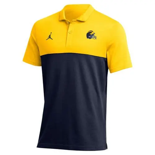 JORDAN BRAND Michigan Wolverines 2022 Coaches Performance Polo