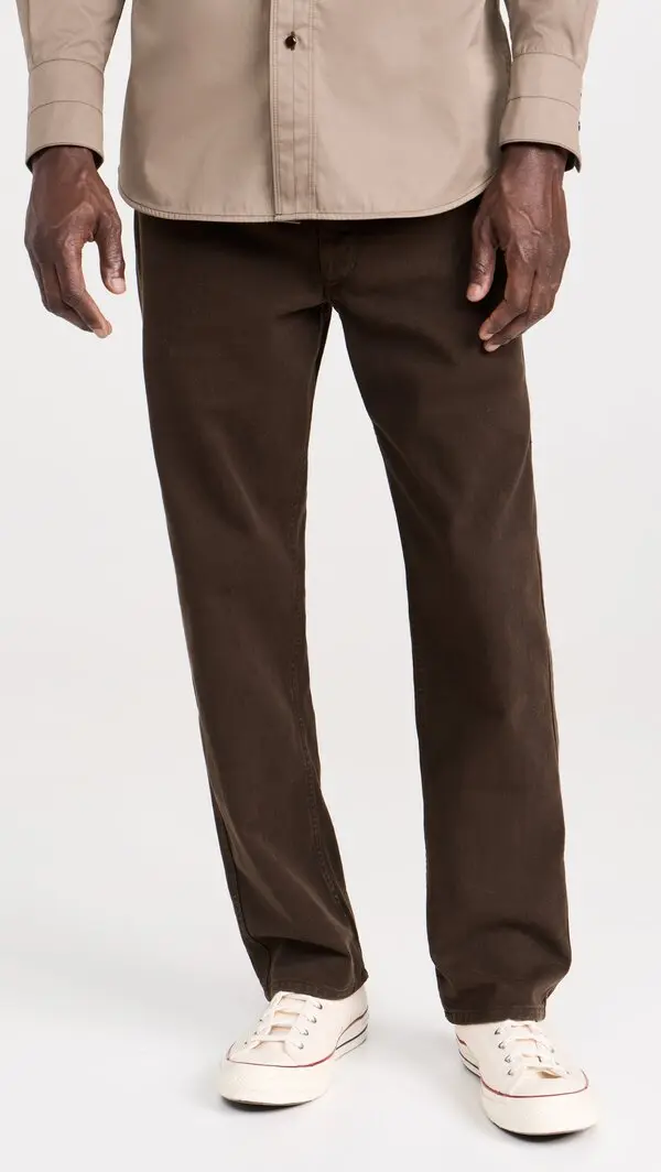Lemaire Curved 5 Pocket Pants In Espresso - 40% Off | Editorialist