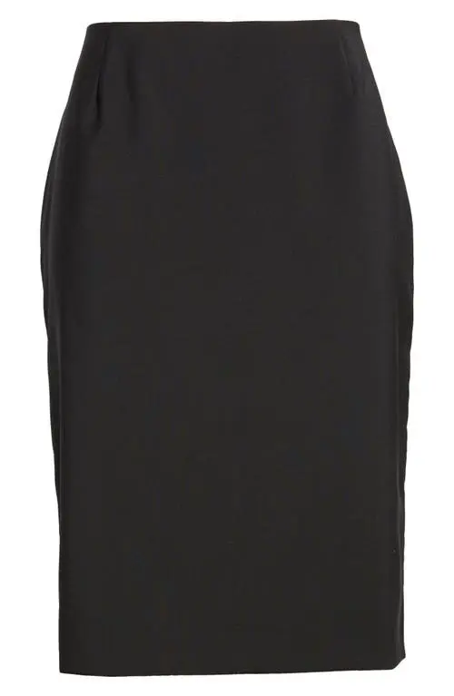 BOSS Viileah Virgin Wool Pencil Skirt - Blk