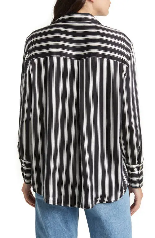 Rails Ledger Stripe Silk Shirt