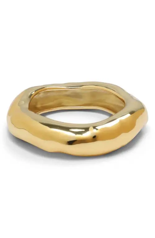 Alexis Bittar Large Molten Bangle Bracelet - Gold