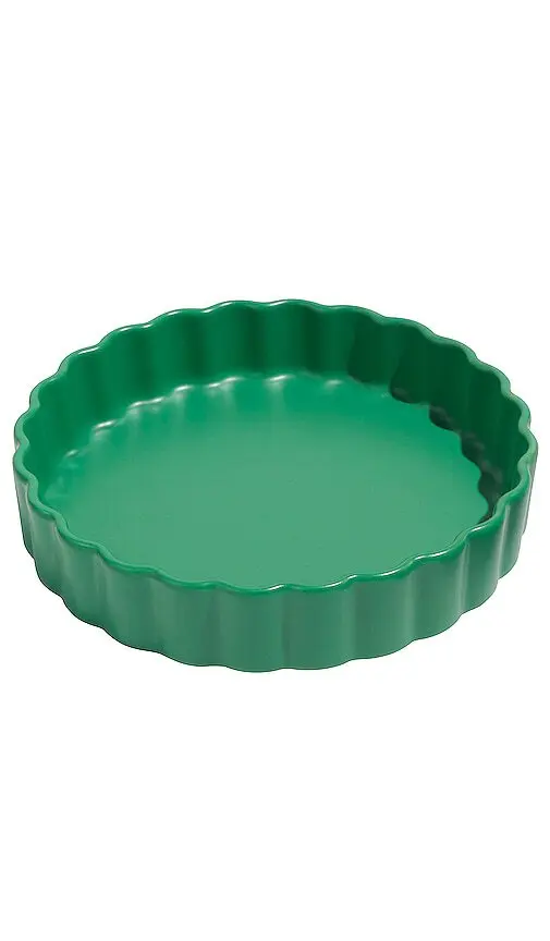 FAZEEK Ceramic Bowl Set Of 2 In Dark Green - Forest Green