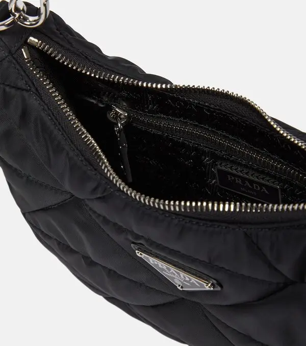 Prada Re-nylon Shoulder Bag - Black