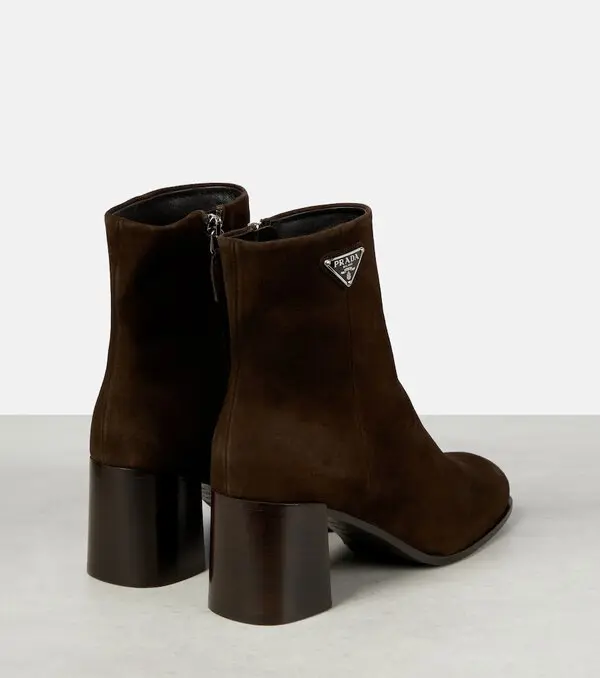 Prada Suede Ankle Boots