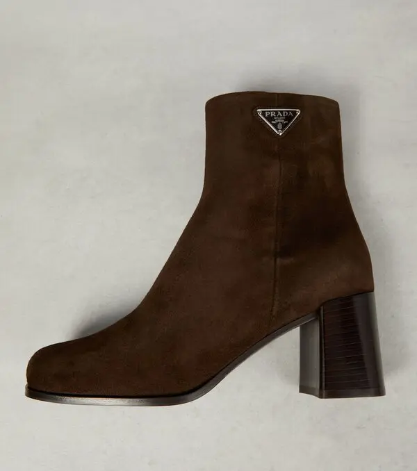 Prada Suede Ankle Boots