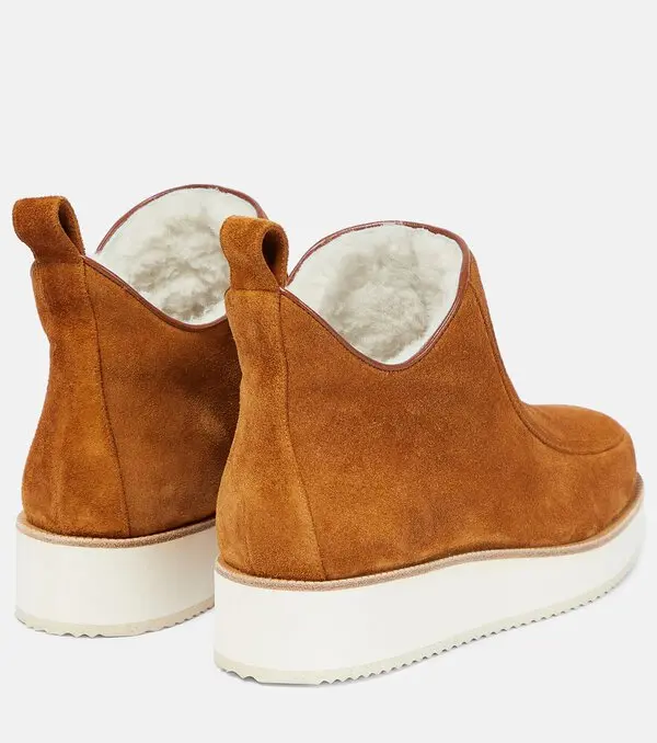 Gabriela Hearst Harry Shearling-lined Ankle Boots
