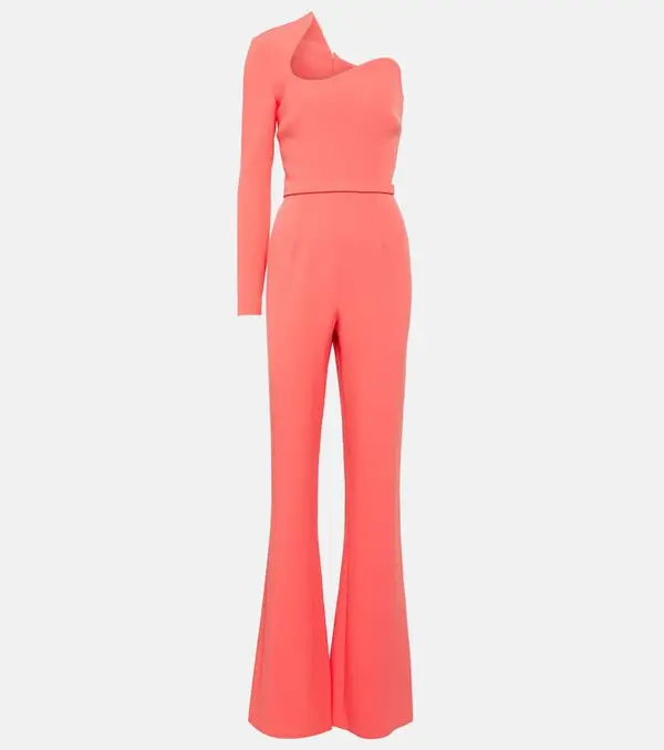 Safiyaa Jonal One-shoulder Crêpe Jumpsuit