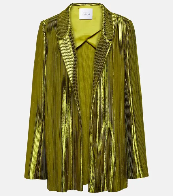 Galvan Nuage Pleated Blazer