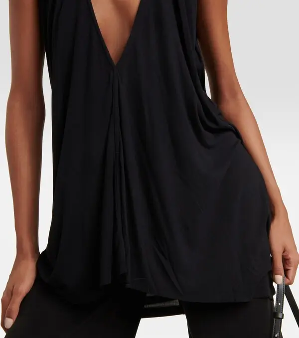 Rick Owens Draped Jersey Top
