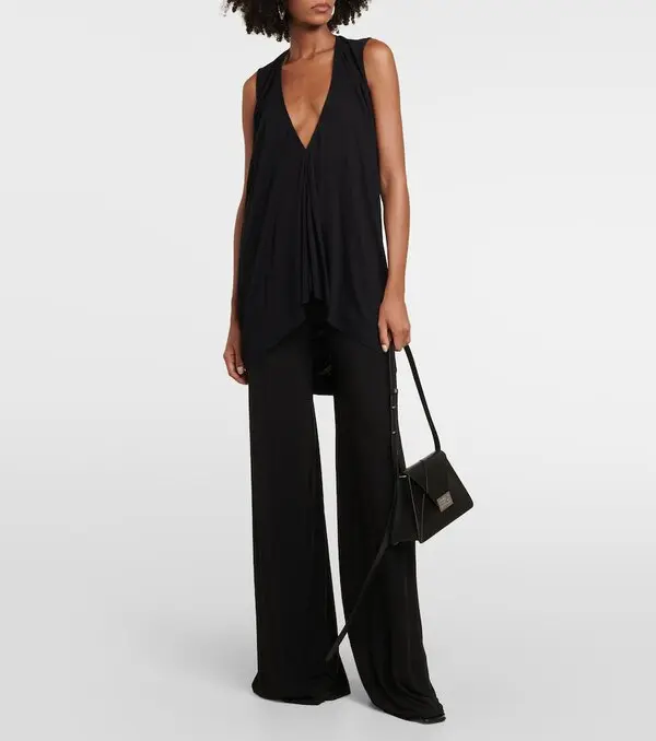 Rick Owens Draped Jersey Top