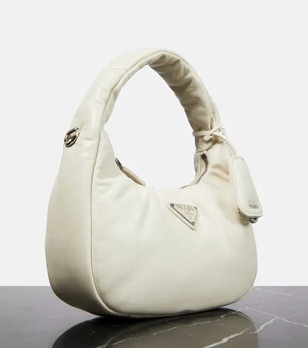 Prada Mini Leather Tote - White