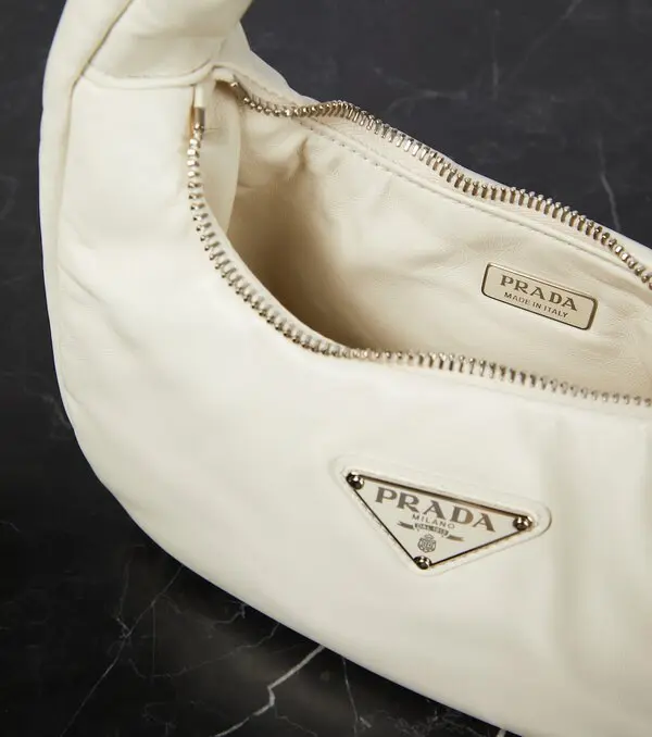 Prada Mini Leather Tote - White