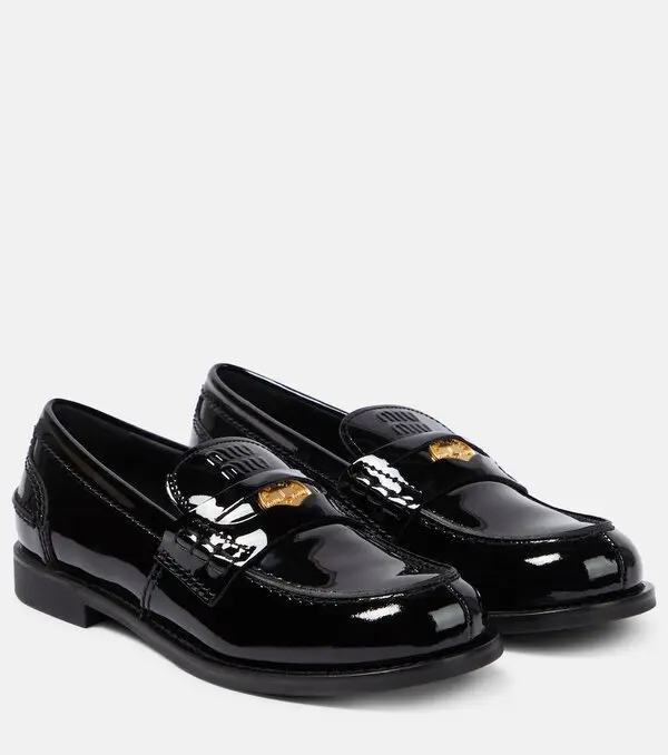 Miu Miu Patent Leather Loafers