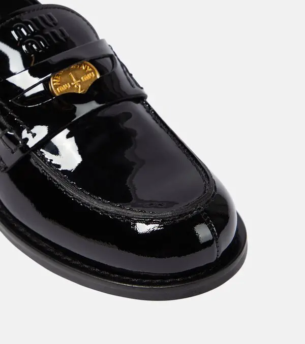 Miu Miu Patent Leather Loafers