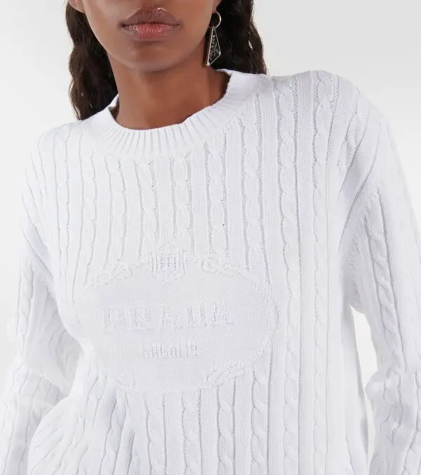 Prada Logo Cotton Sweater