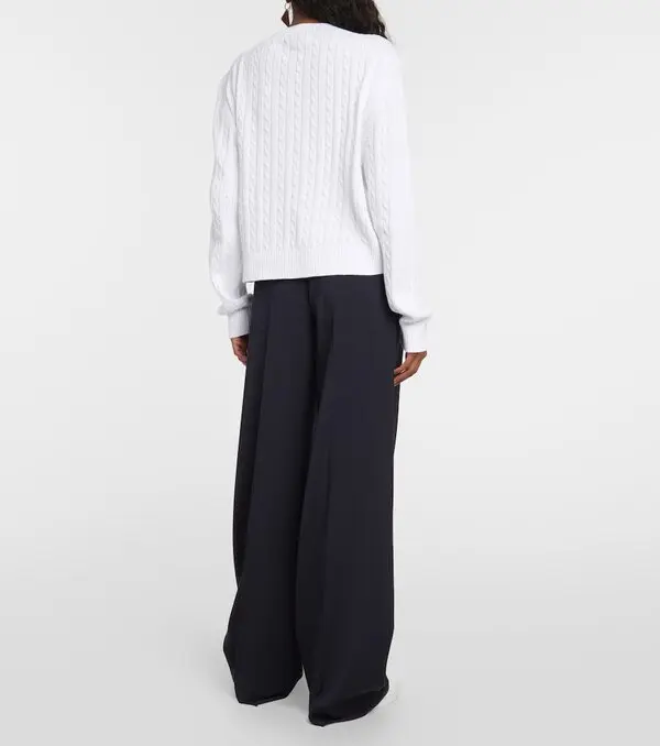 Prada Logo Cotton Sweater