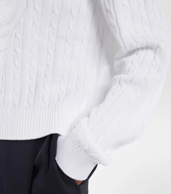 Prada Logo Cotton Sweater