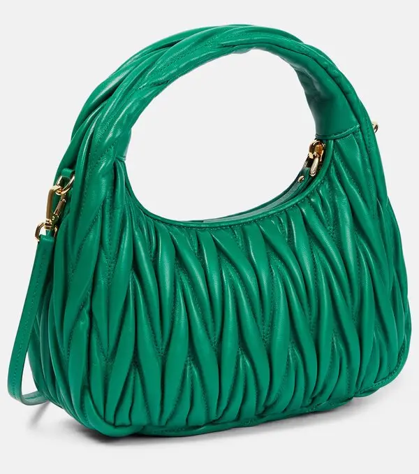 Miu Miu Miu Wander Matelassé Shoulder Bag
