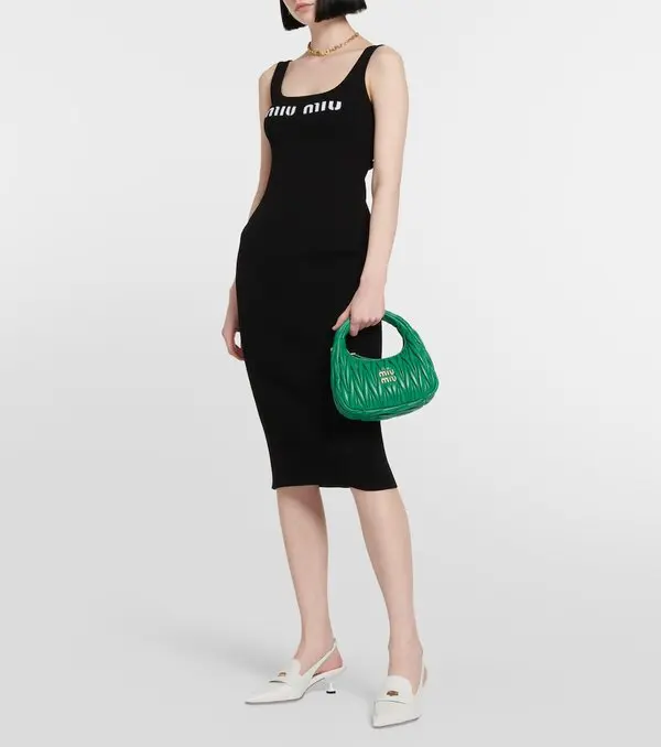 Miu Miu Miu Wander Matelassé Shoulder Bag