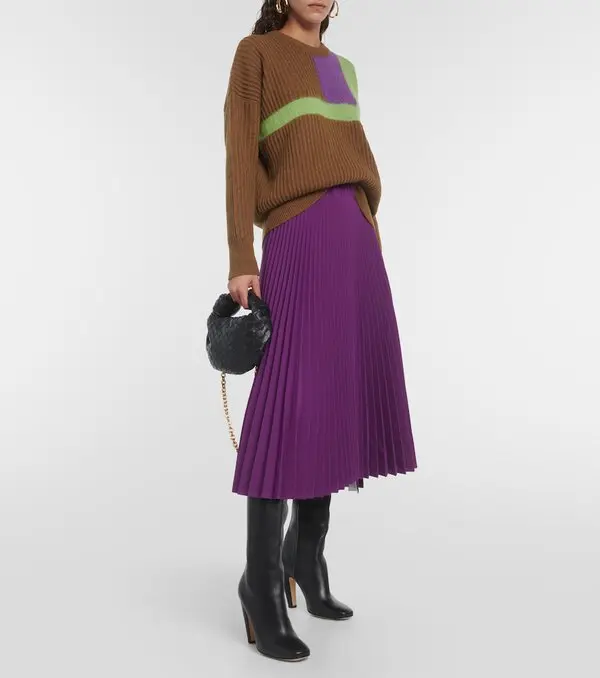 Plan C Wool And Cashmere V-neck Sweater