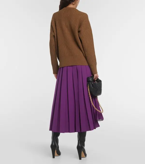 Plan C Wool And Cashmere V-neck Sweater