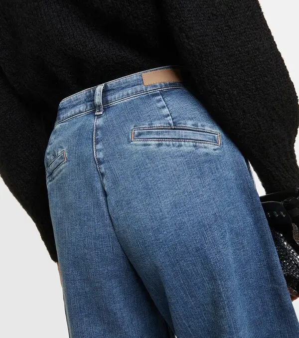 Ag Stella High-rise Wide-leg Jeans - Blue
