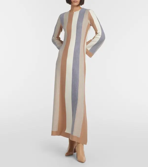 Gabriela Hearst Quinlan Maxi Dress - Multicoloured