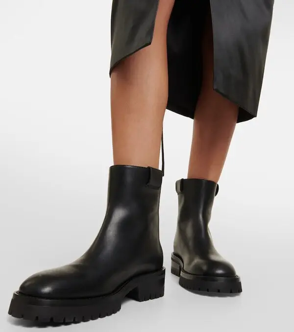 ANN DEMEULEMEESTER Jay Leather Knee-high Boots