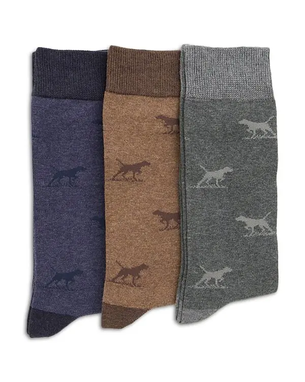 Rodd & Gunn Dogs-a-plenty Socks, Pack Of 3 - Washed Multi